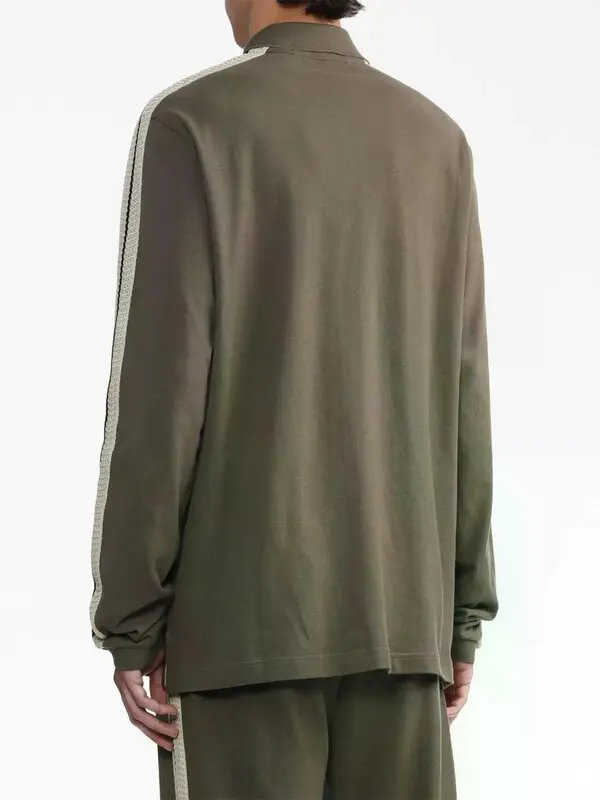 Palm Angels Monogram-embroidered Cotton Shirt