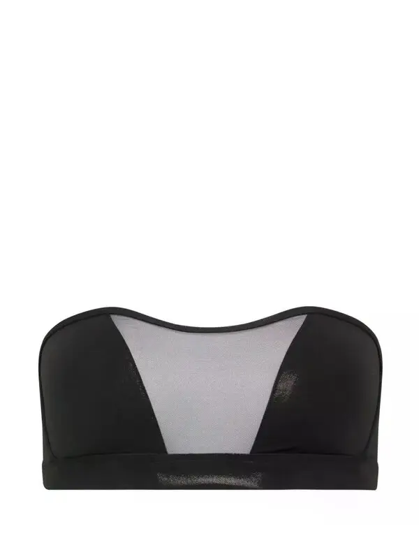 MAISON CLOSE Minuit Bandeau Bikini Top - Black
