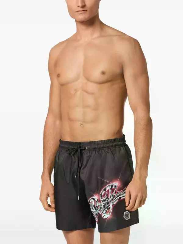 Philipp Plein Printed Swim Shorts
