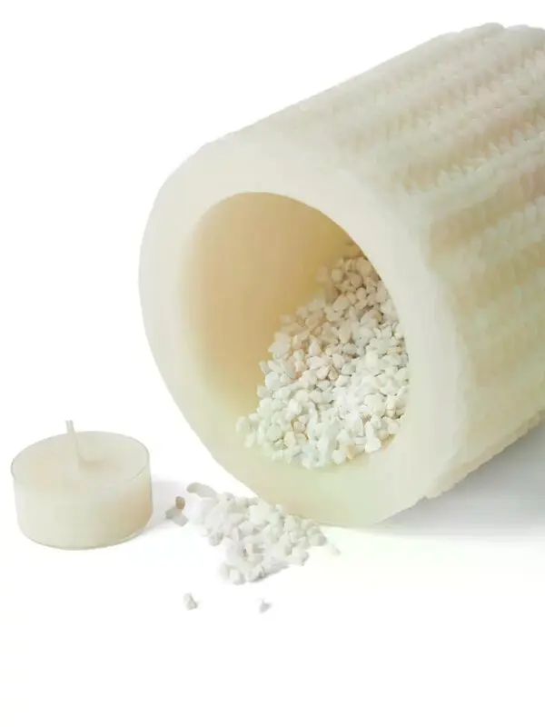 Brunello Cucinelli Knit-texture Lantern Candle - Neutrals
