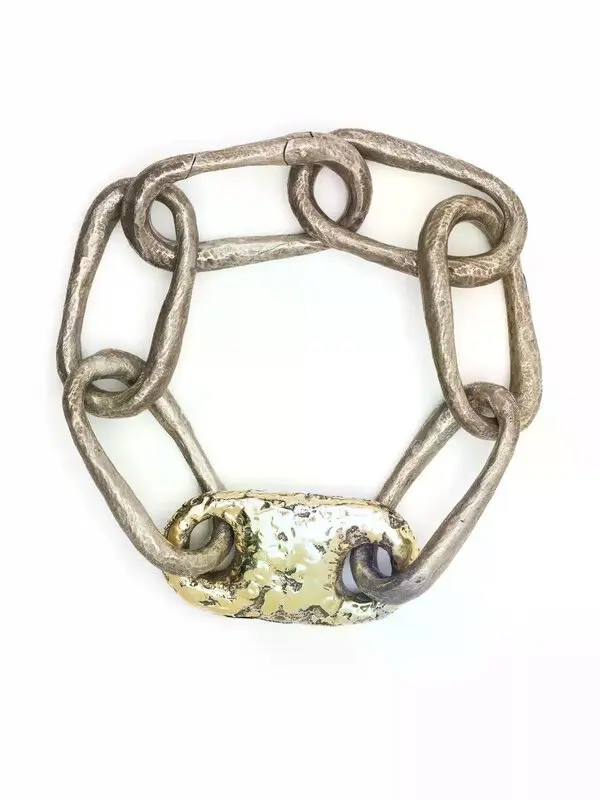 PARTS OF FOUR Roman Medium Link Bracelet - Silver