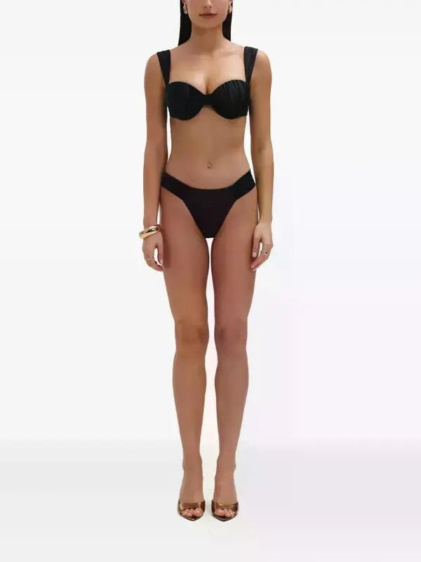 NOIRE SWIMWEAR Ruched Balconette Bikini