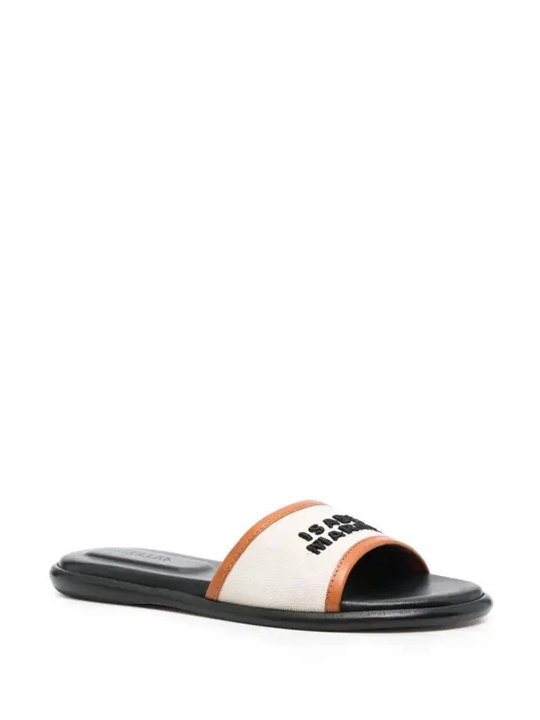 Isabel Marant Étoile Vikee Flat Sandals - Neutrals