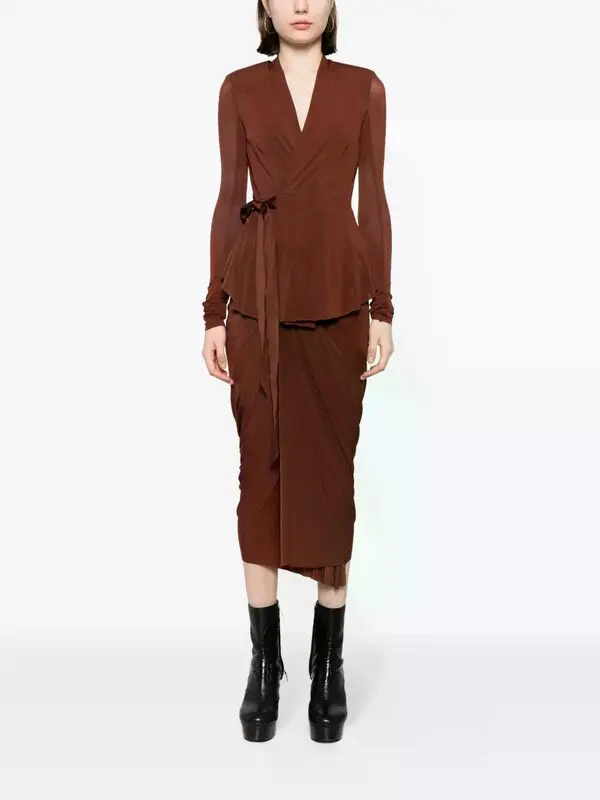 Rick Owens Hollywood Wrap Jacket