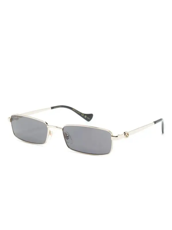 Gucci Rectangle Frame Sunglasses - Black