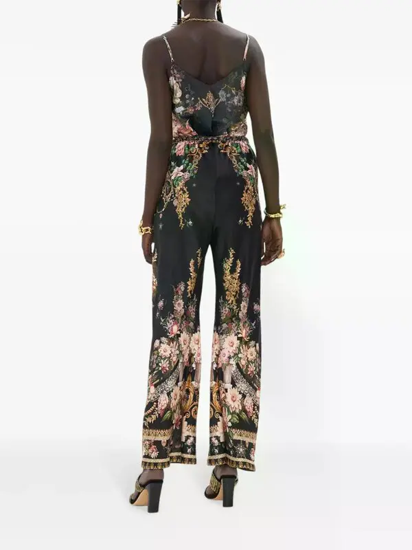 Camilla Graphic Print Drawstring Trousers