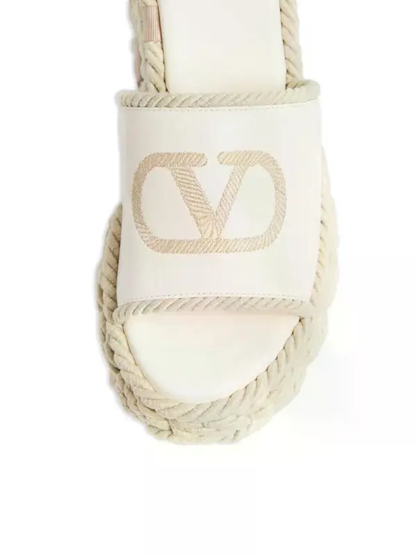 Valentino Garavani Vlogo Wedge Slides