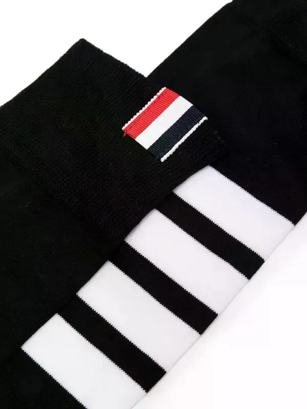 Thom Browne Cotton 4-bar Over-the-calf Socks