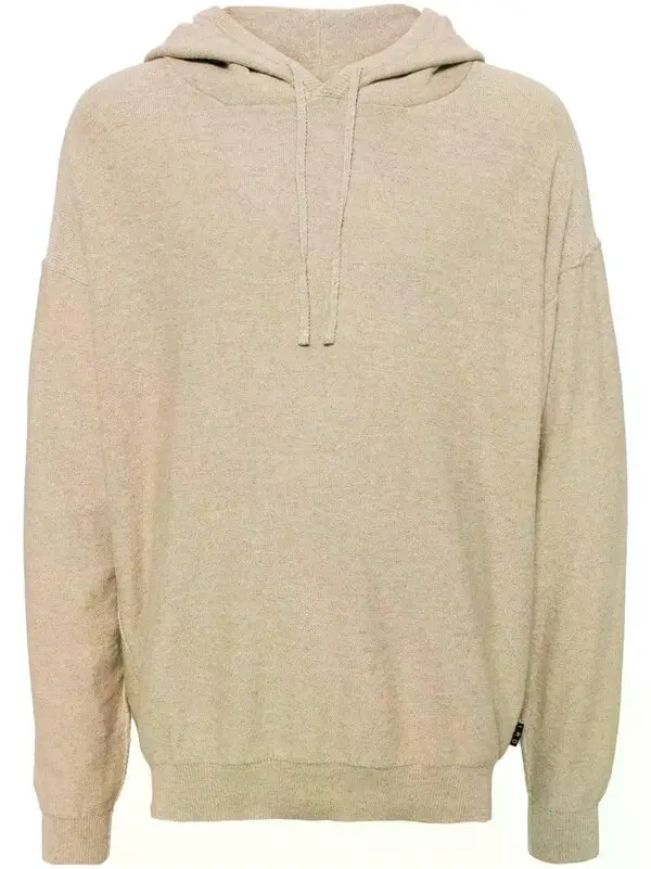 IRO PARIS Ribbed-edge Knitted Hoodie