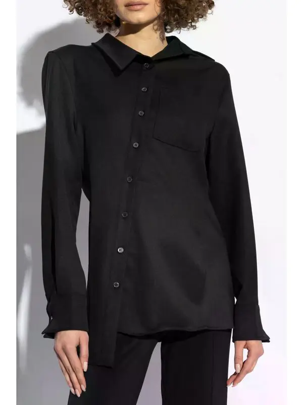 Jacquemus Asymmetric Cotton Shirt