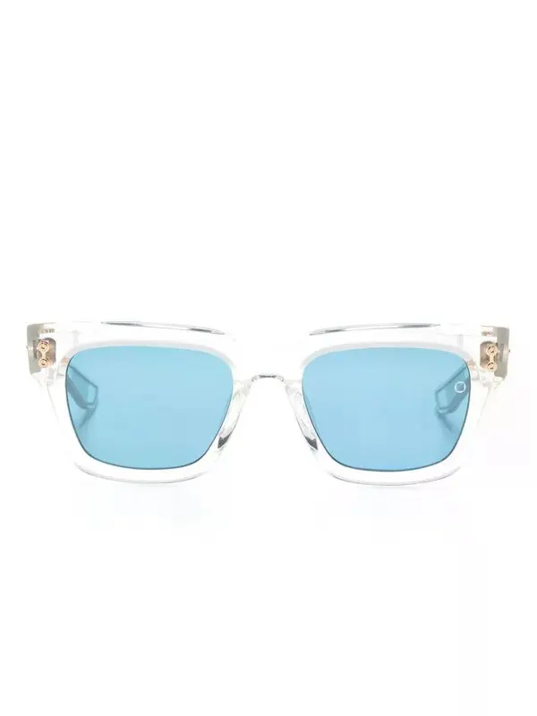 AKONI Pyxis Wayfarer-frame Sunglasses - Neutrals
