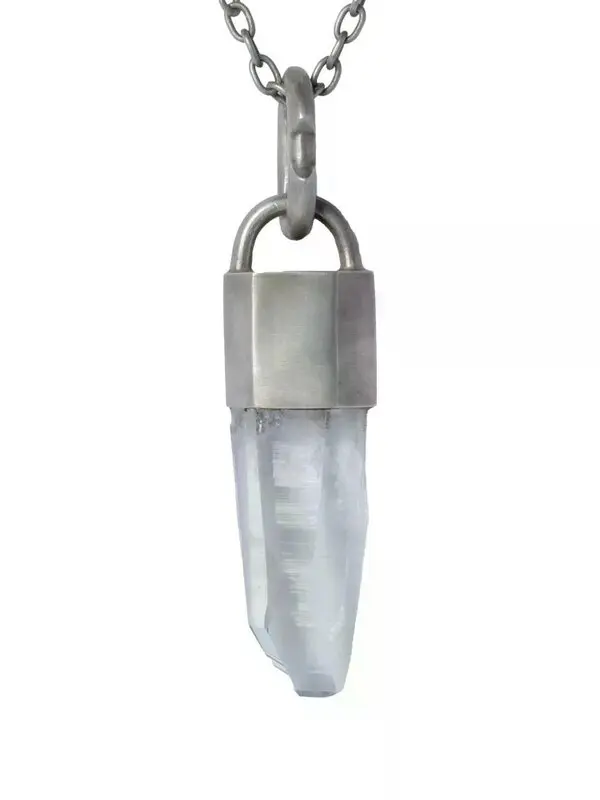 PARTS OF FOUR Sterling Lemurian Quartz Pendant Necklace - Silver