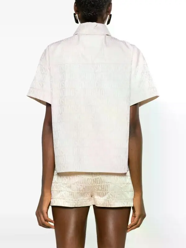 Moschino Jacquard Short Sleeve Shirt