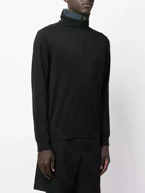 BOSS High-neck Hooded Sweatshirt