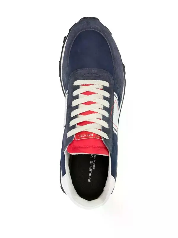 Philippe Model Tour Suede Panelled Sneakers - Blue