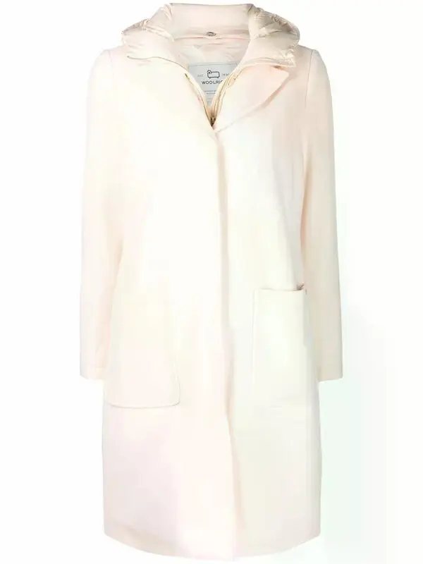 Woolrich Padded Zip-up Coat - Neutrals