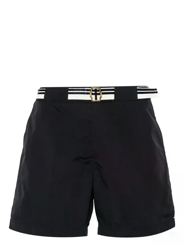 Orlebar Brown Bulldog Belted Swim Shorts - Blue