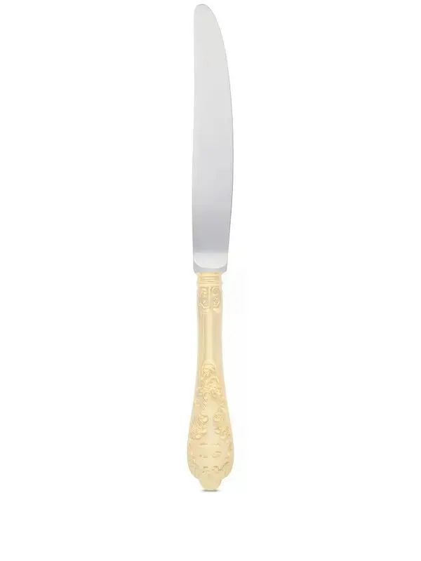 Dolce & Gabbana 24kt -plated Dinner Knife - Gold