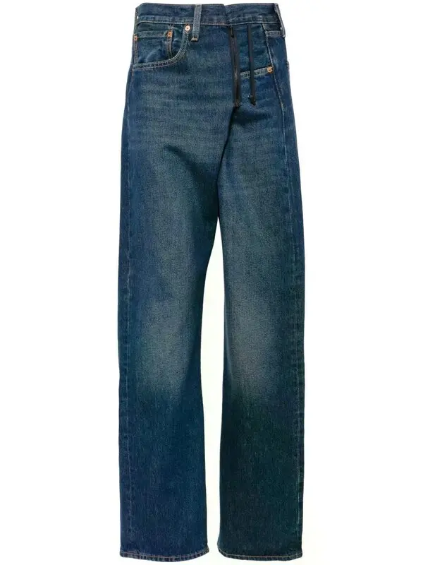 BLESS X Levi's Zip-detail Cotton Jeans