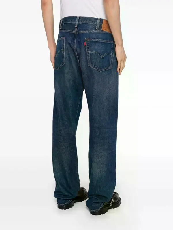 BLESS X Levi's Zip-detail Cotton Jeans
