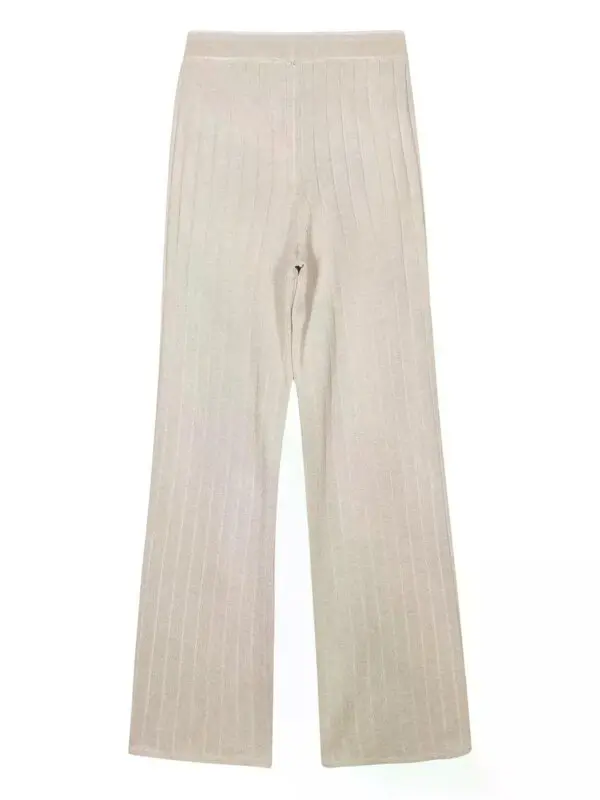 Lorena Antoniazzi Wide-ribbed Knit Trousers