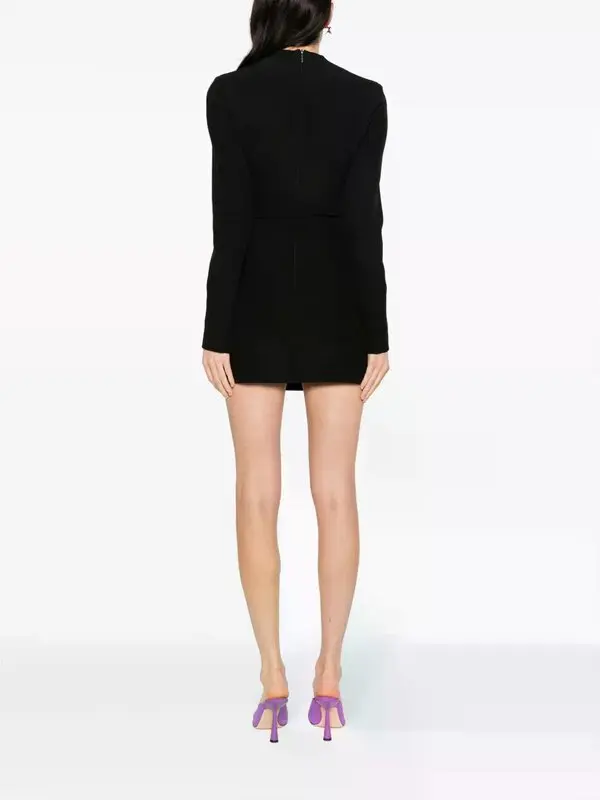 MSGM Cut-out Knot Detail Mini Dress