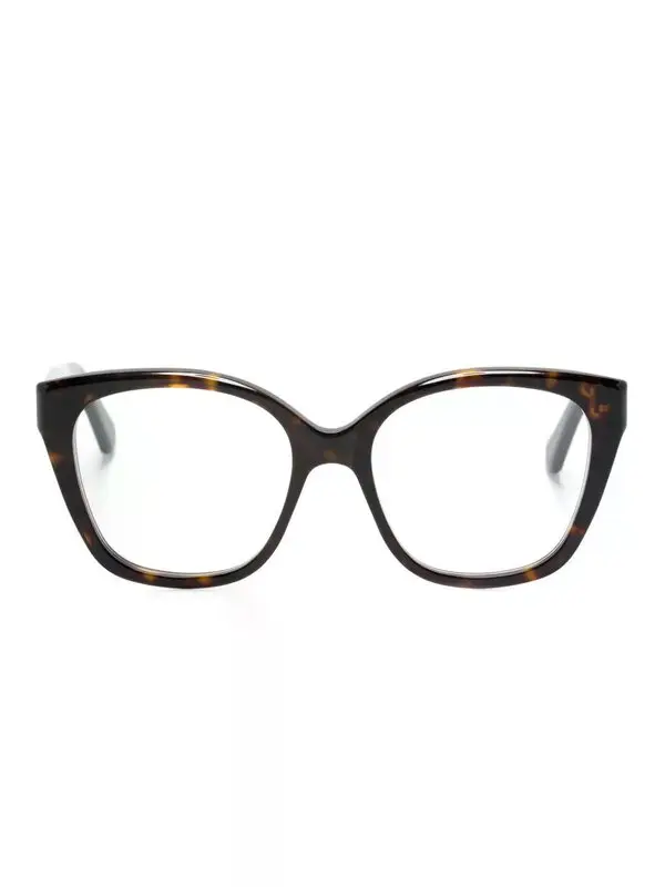 Chloé Tortoiseshell Square-frame Glasses - Brown
