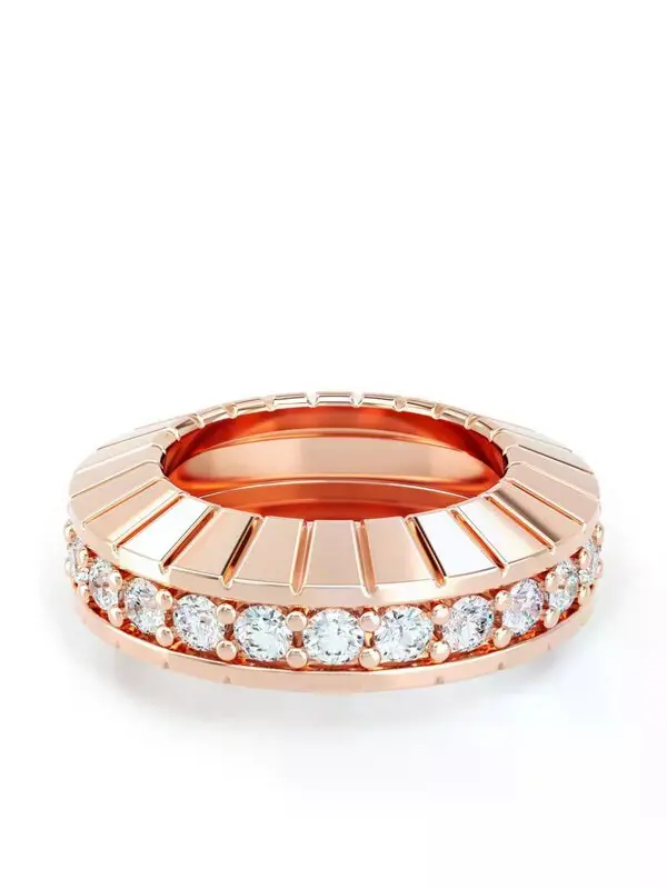LOEV 14kt Rose Gold Diamond Eternity Cord Bracelet