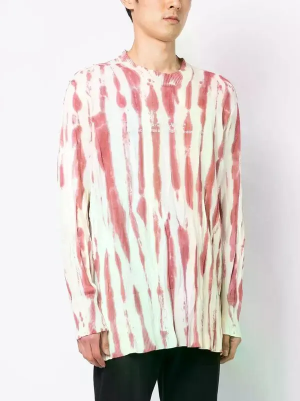 A-COLD-WALL* Tie-dye Logo Print Jumper
