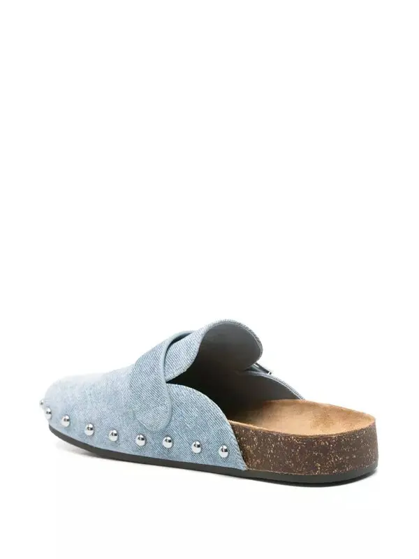 Tory Burch Mellow Mules With Stud Embellishment