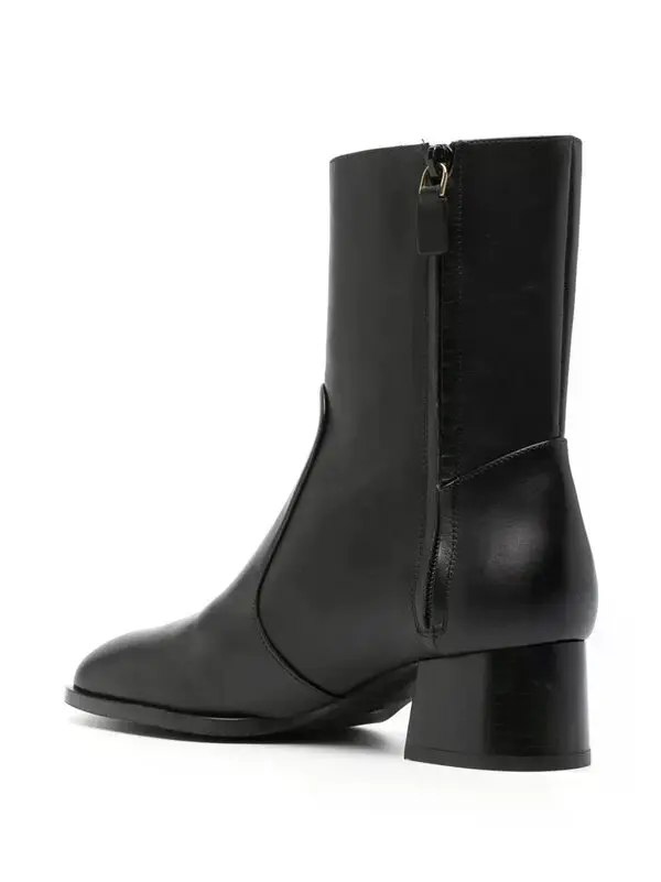 STUART WEITZMAN Nola Leather Ankle Boots