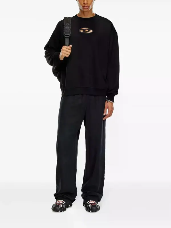 DIESEL® Logo Cut-out Sweatshirt