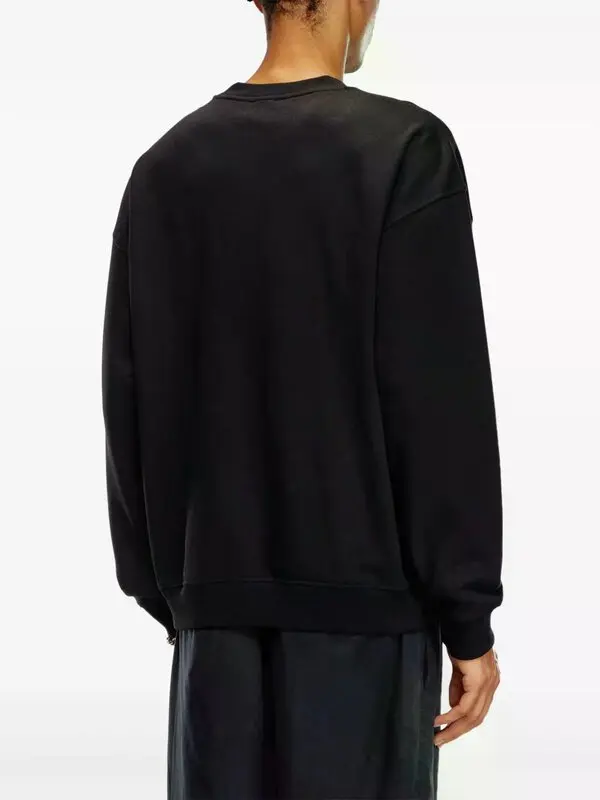 DIESEL® Logo Cut-out Sweatshirt