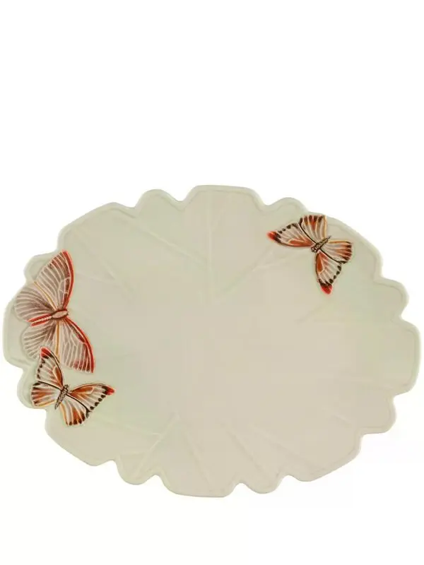 BORDALLO PINHEIRO Cloudy Butterflies Charger Plate - Neutrals