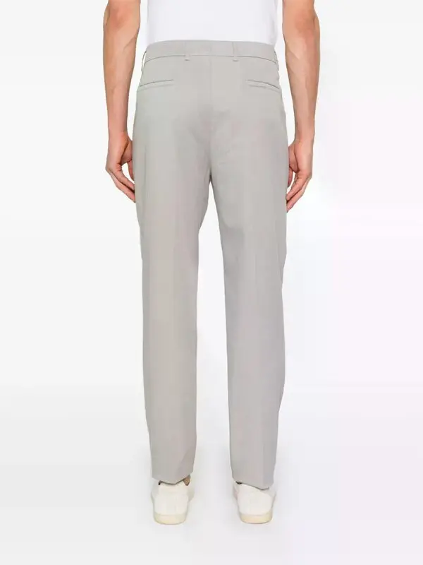 Brunello Cucinelli Pleated Tapered Trousers - Grey