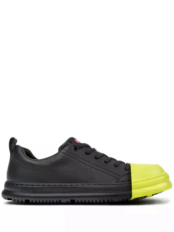 Camper Two-tone Leather Sneakers - Black
