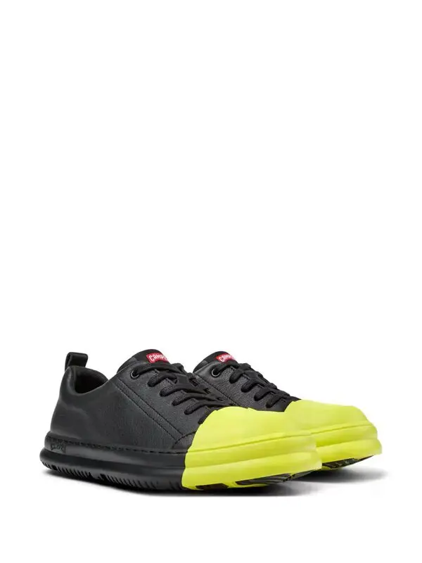 Camper Two-tone Leather Sneakers - Black