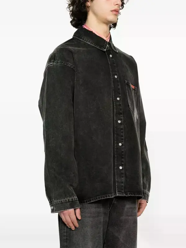 Martine Rose Tape-embellished Denim Jacket