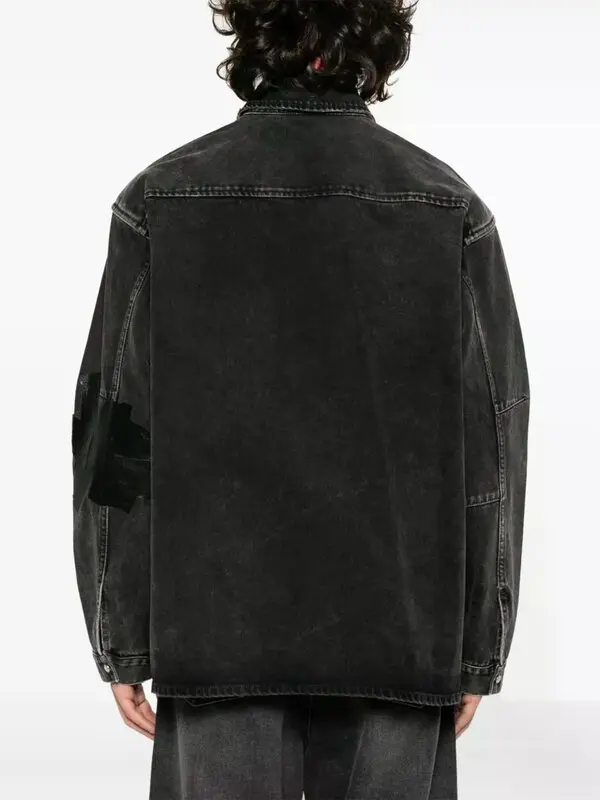 Martine Rose Tape-embellished Denim Jacket