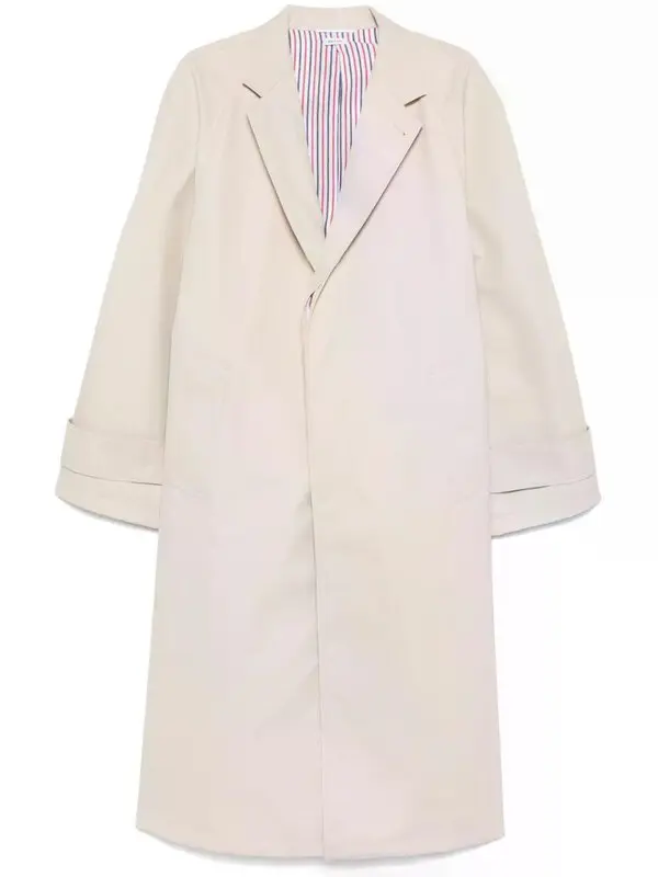 Thom Browne Cotton Raglan Coat
