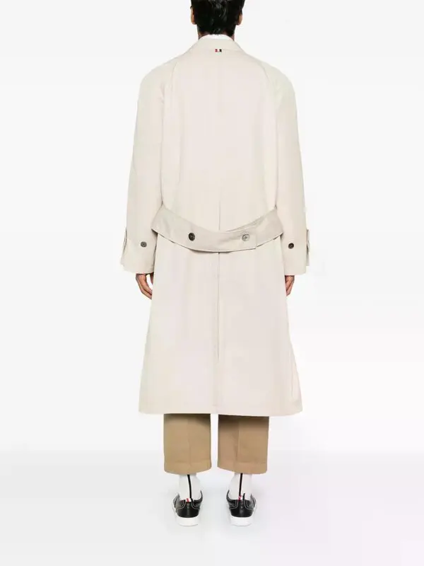 Thom Browne Cotton Raglan Coat