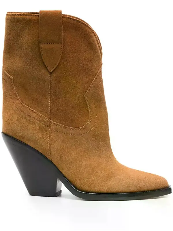 Isabel Marant Étoile Leyane 90mm Suede Boots - Brown