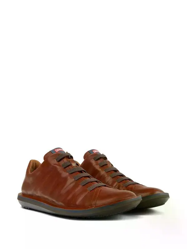 Camper Beetle Lace-up Leather Sneakers