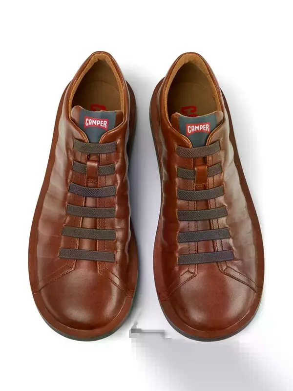 Camper Beetle Lace-up Leather Sneakers