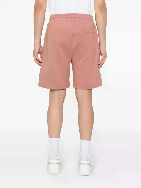 Helmut Lang Space Logo Cotton Shorts