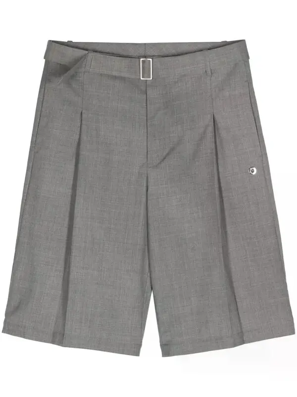 Études Studio Cooper Wool Pleated Shorts