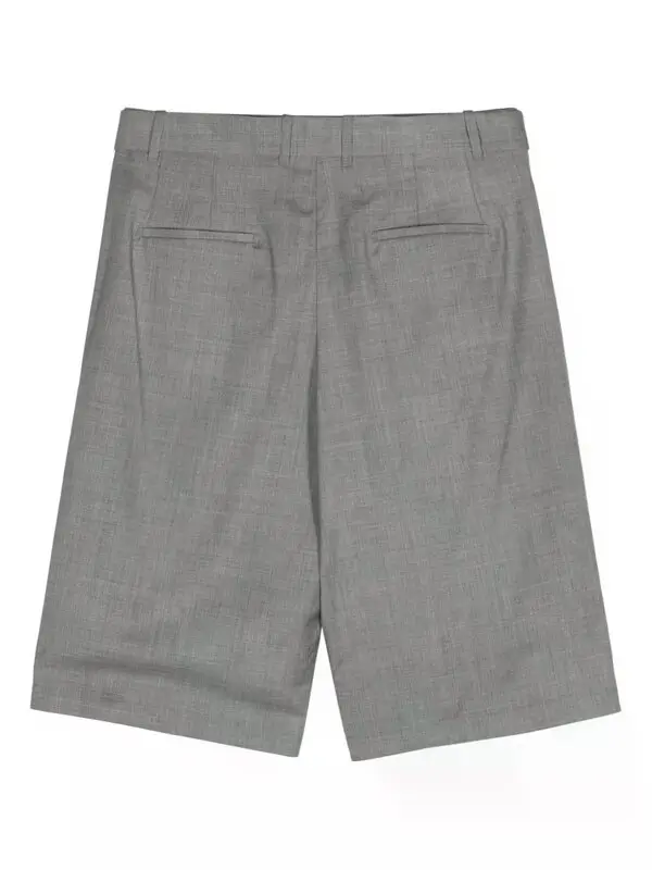 Études Studio Cooper Wool Pleated Shorts