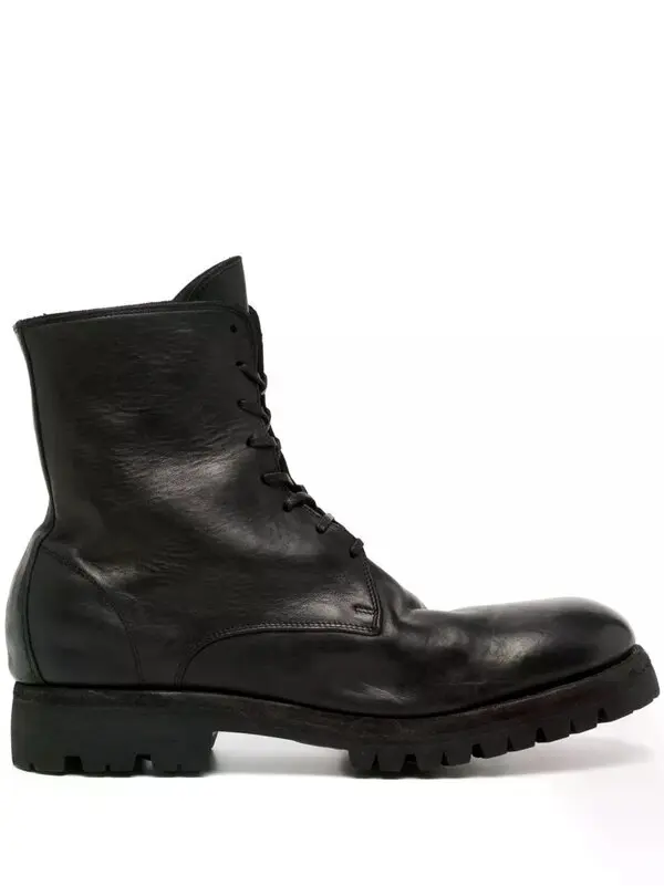Guidi Lace-up Leather Boots