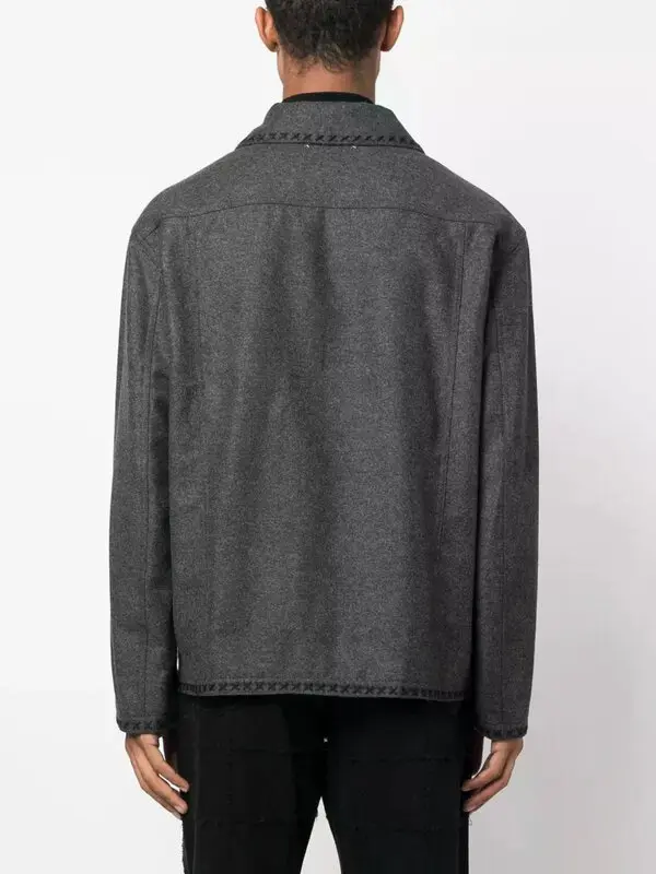 GOLDEN GOOSE Embroidered Wool Jacket