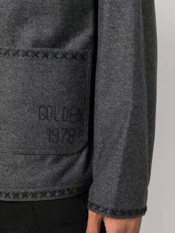 GOLDEN GOOSE Embroidered Wool Jacket